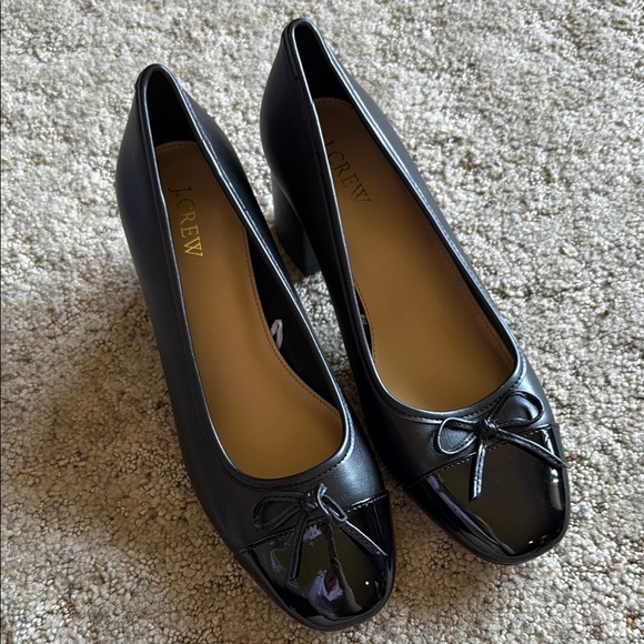 J. Crew Factory | Shoes | J Crew Factory Captoe Ballet Block Heels ...